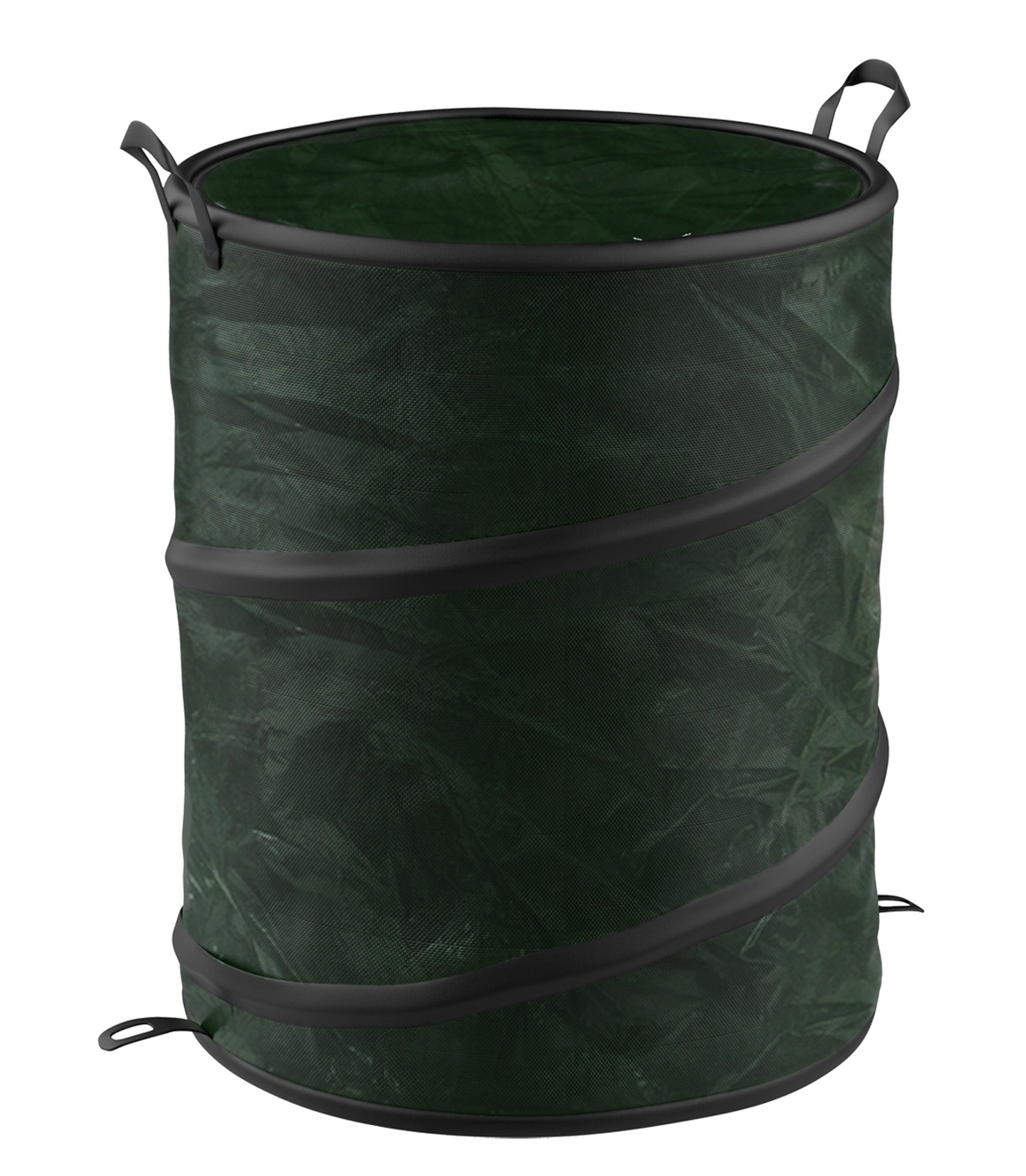 wakeman Wakeman 44-Gallon Collapsible Pop Up Trash Can with Zippered ...