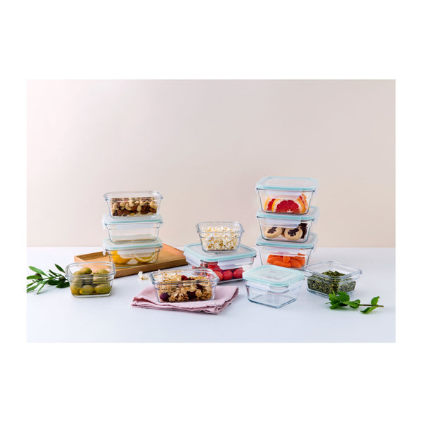 Glasslock 12 Container Food Storage Set & Reviews | Wayfair