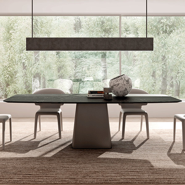 RARLON Metal Base Dining Table | Wayfair