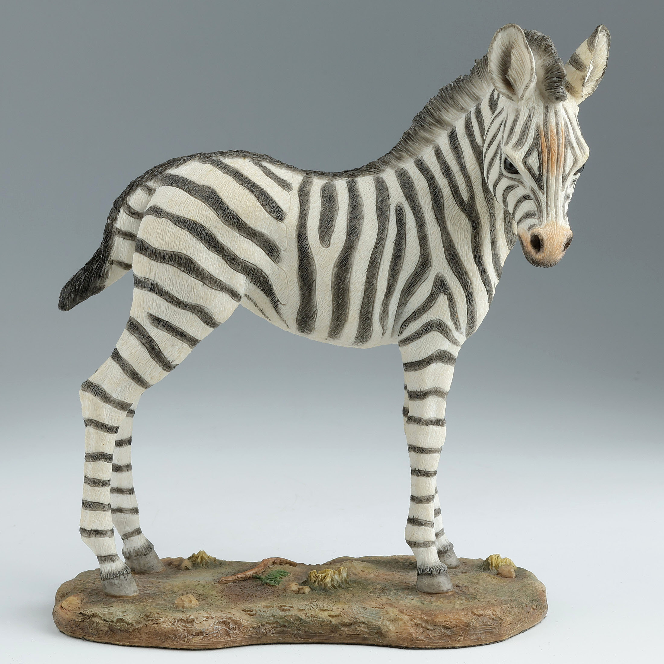 Dakota Fields 6.89 inches H Multicolor Baby Zebra made of Resin | Wayfair