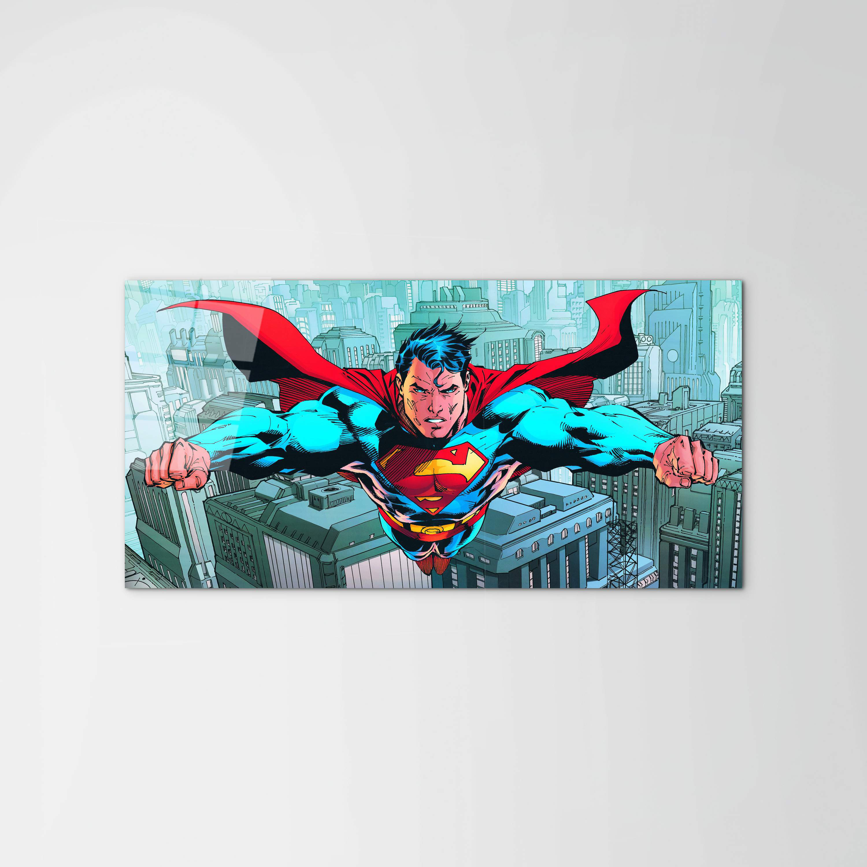 Corrigan Studio Comics Superman Attack by Art Studio 50cm H x 100cm W ...