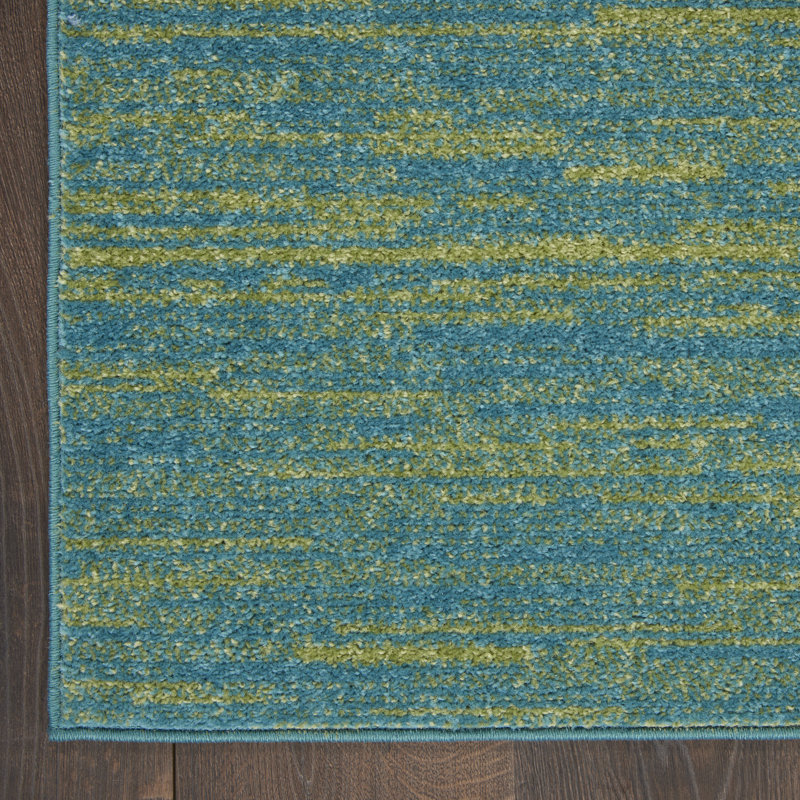 Latitude Run® Yolonda Nautical Blue Area Rug | Wayfair