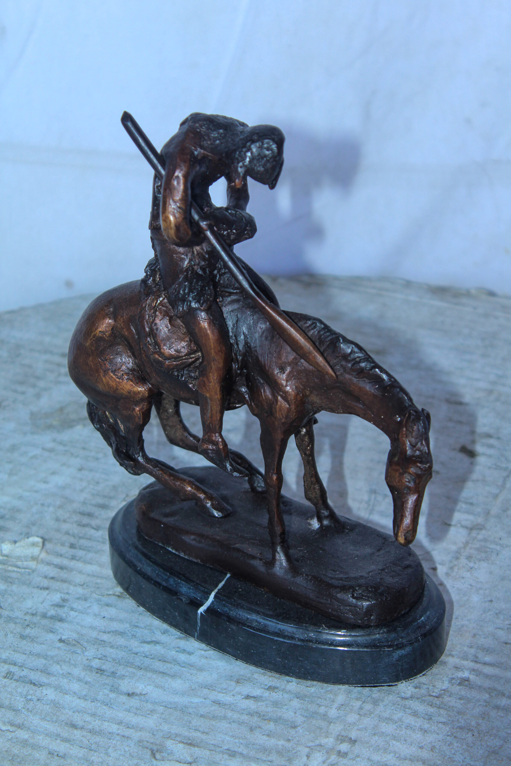 Nifao Collection End of The Trail by Remington Bronze Statue Replica ...