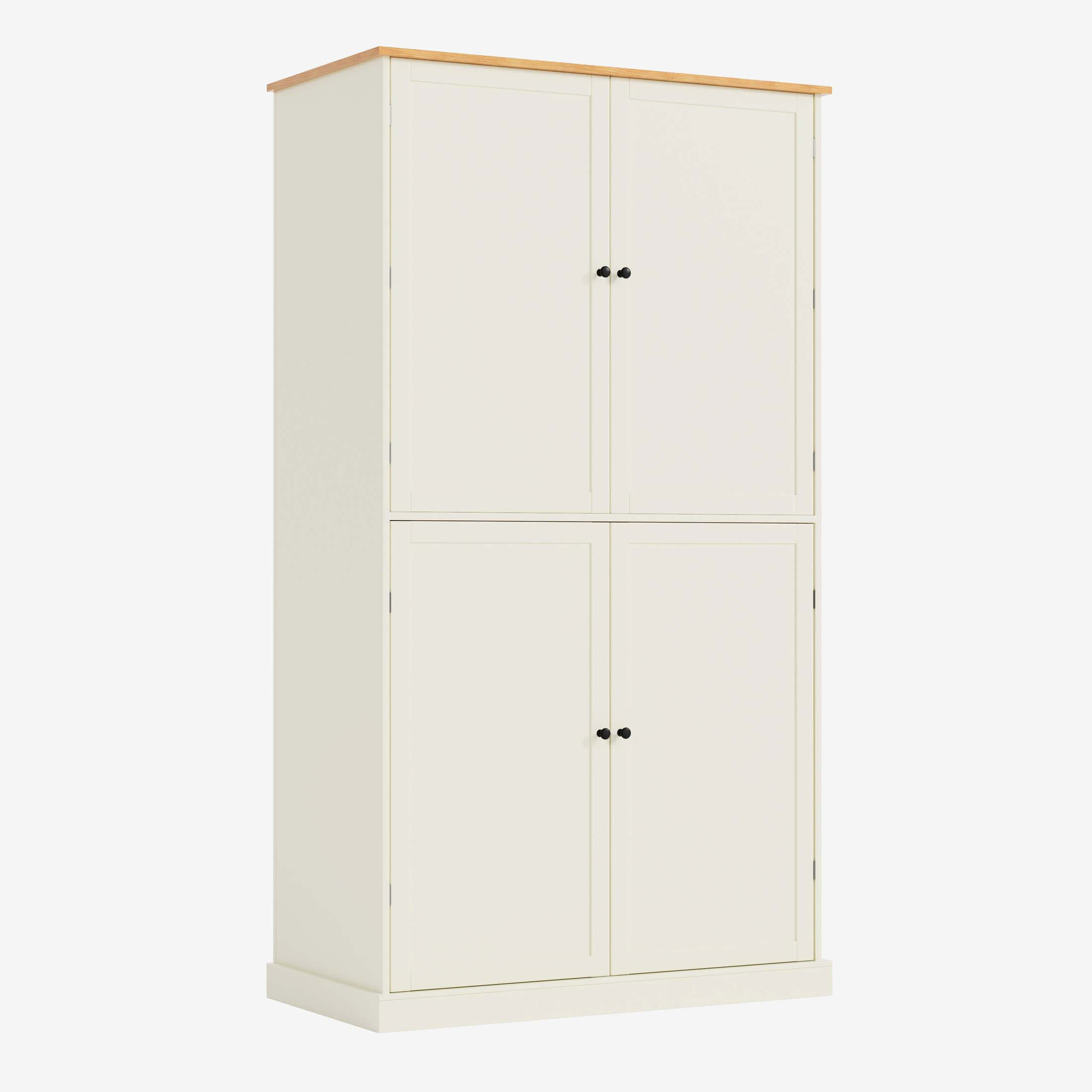 Ivy Bronx 40.2x20x71.3inch High Freestanding Kitchen Pantry Large ...