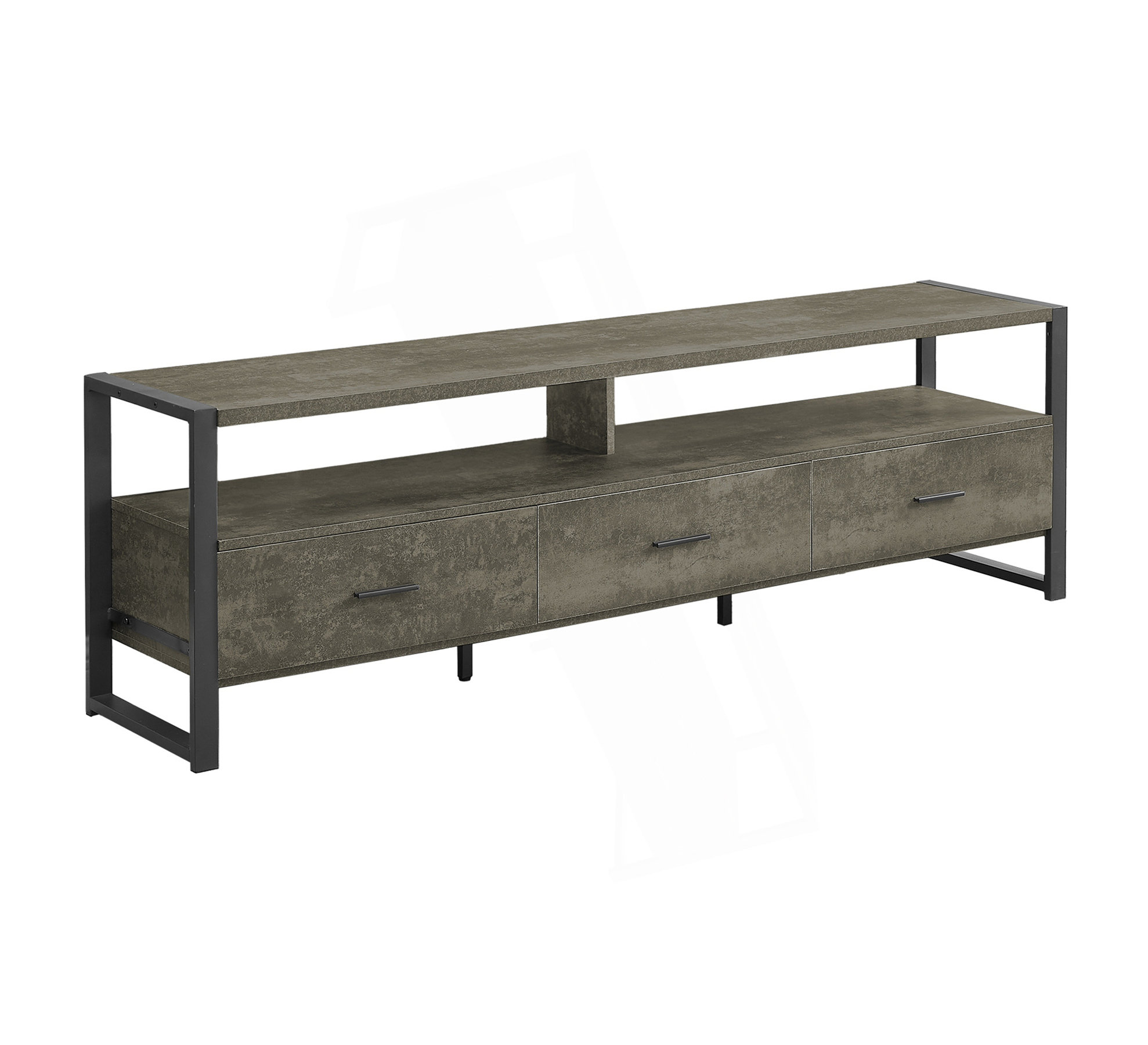Mercer41 TV Stand With Storage Drawers, Media Entertainment Center ...