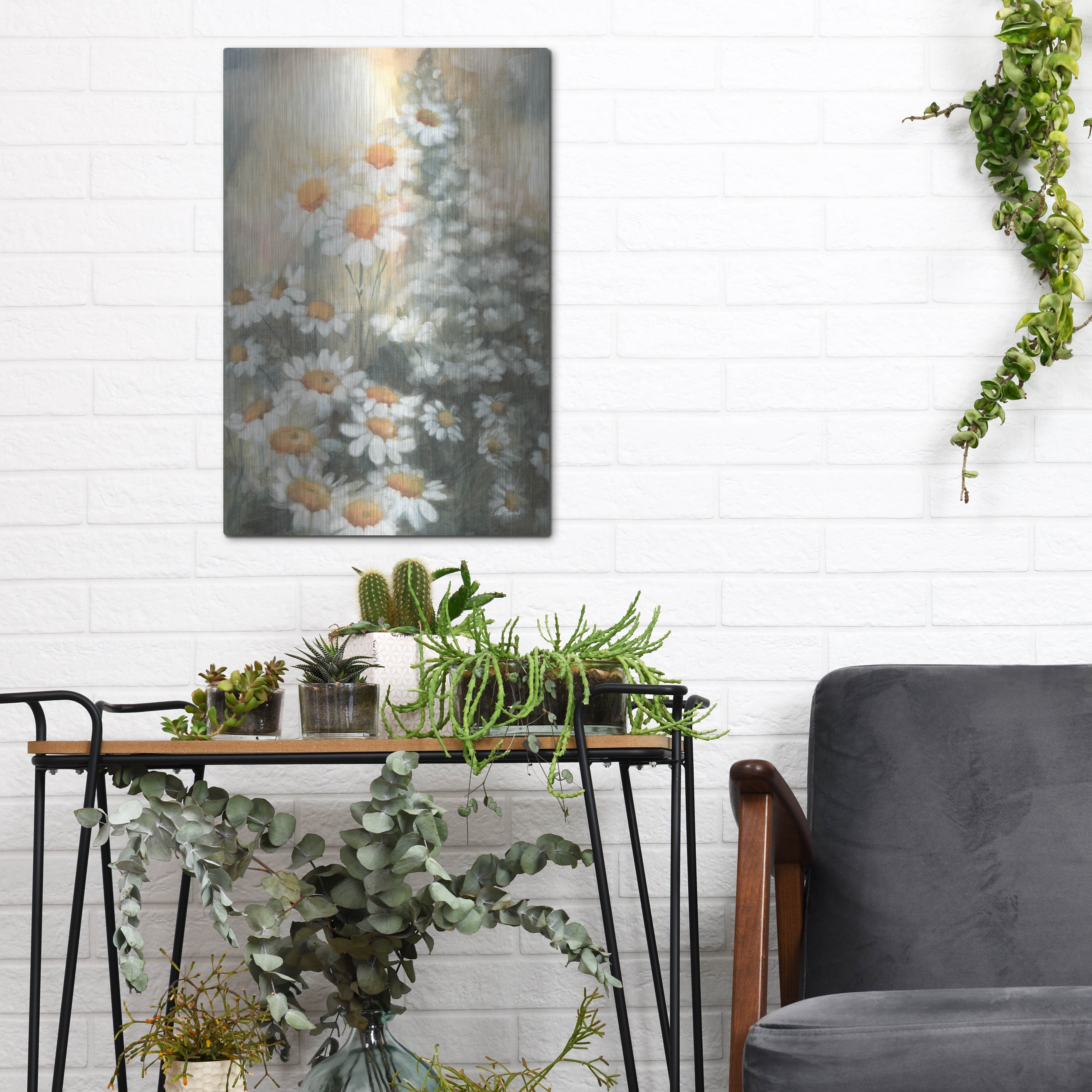 Winston Porter Daisy Dreams' by Leslie Trimbach Metal Wall Art | Wayfair