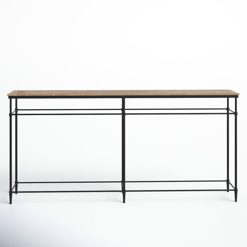 Trent Austin Design® Rainville 74" Mango Solid Wood And Metal Sofa ...