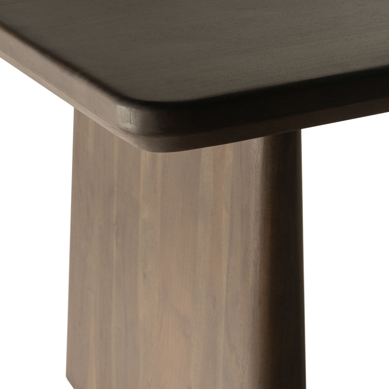 Gild Fletcher 80" Solid Wood Dining Table, Dark Walnut | Perigold