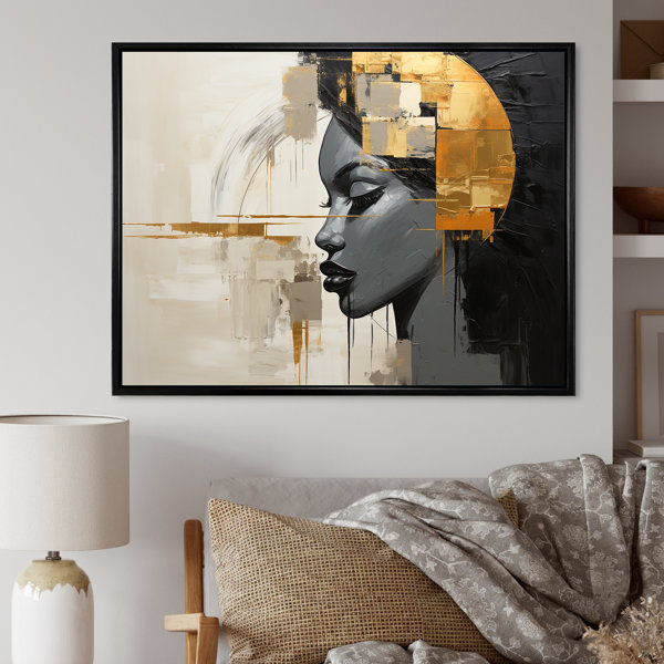 DesignArt " Minimalism African Fashion Woman Portrait I " | Wayfair