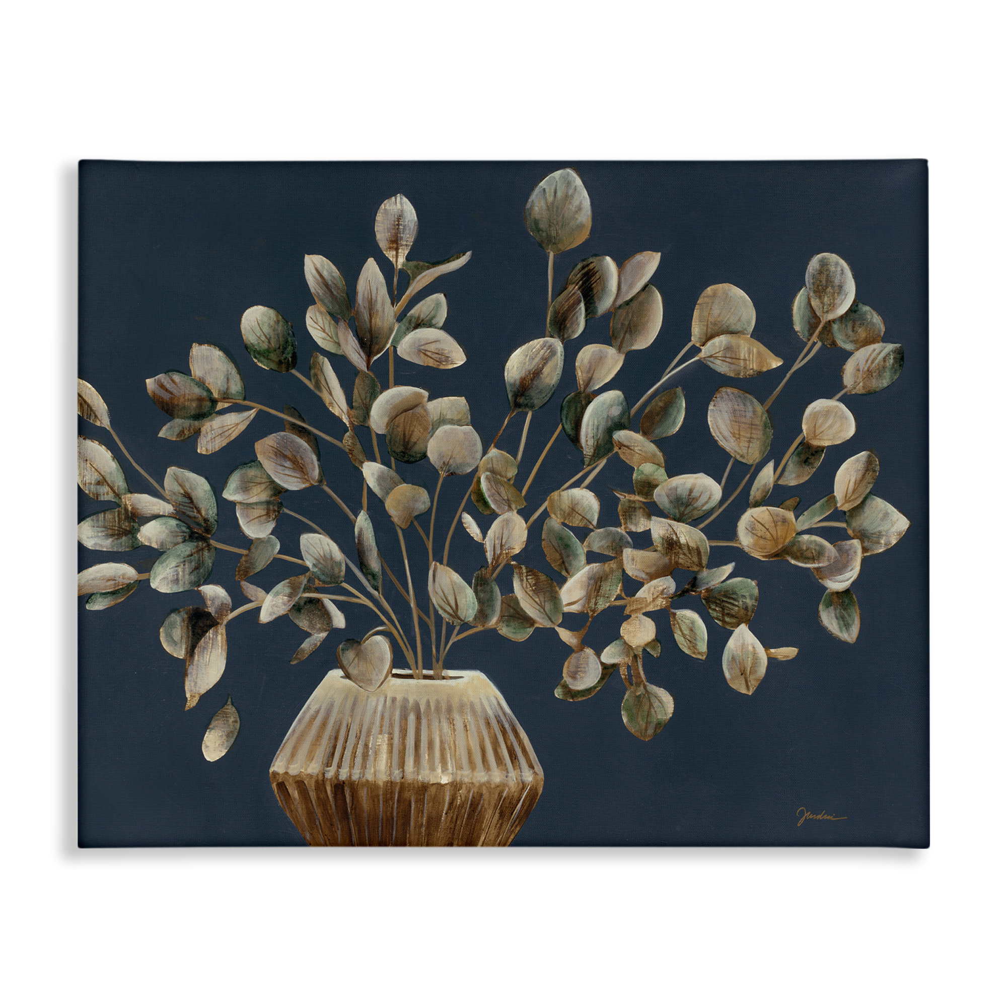 Winston Porter Rustic Eucalyptus Leaves Canvas Wall Art by Liz Jardine ...