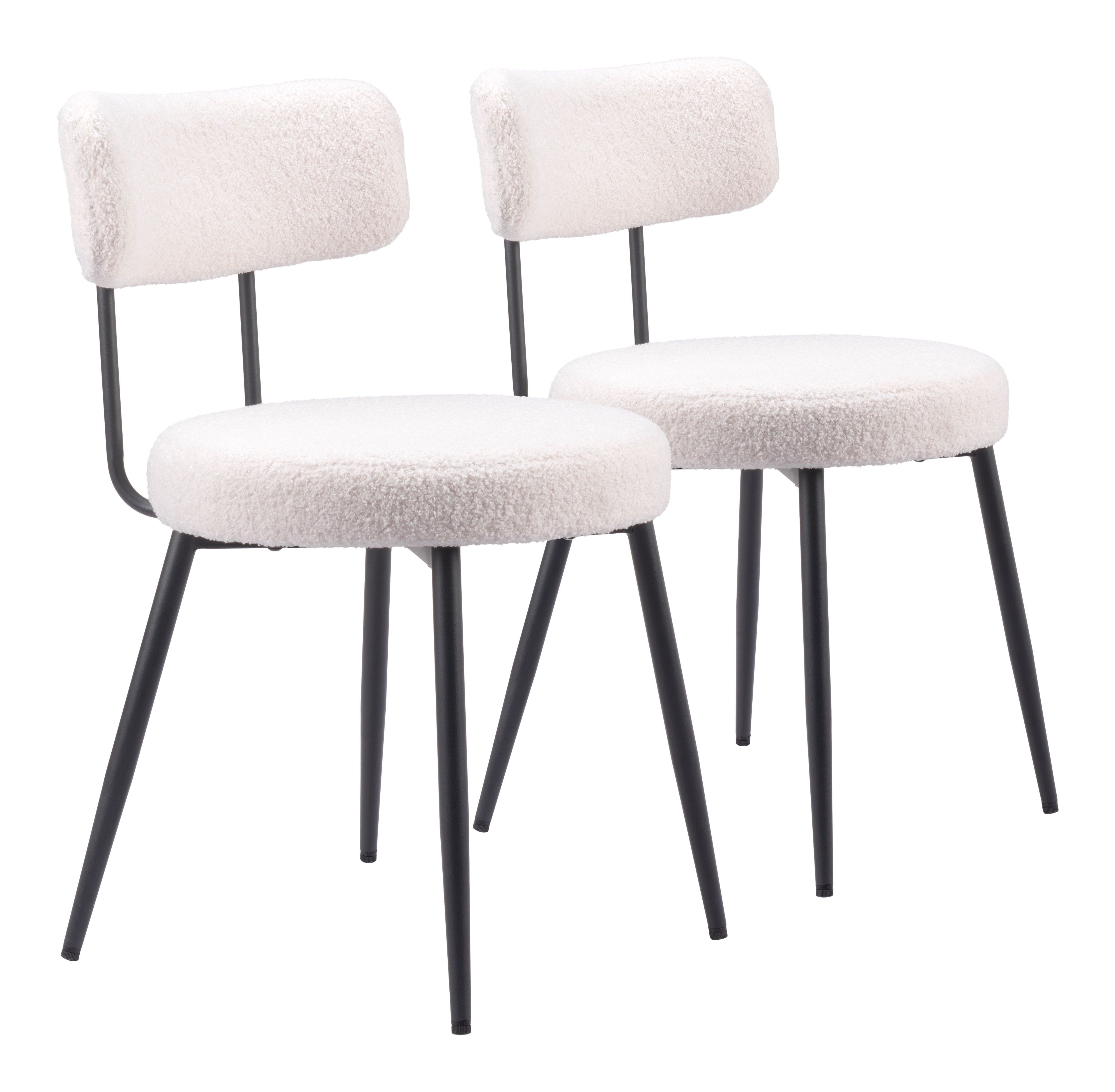 Zuo Modern Blanca Low Back Side Chair Dining Chair | Wayfair