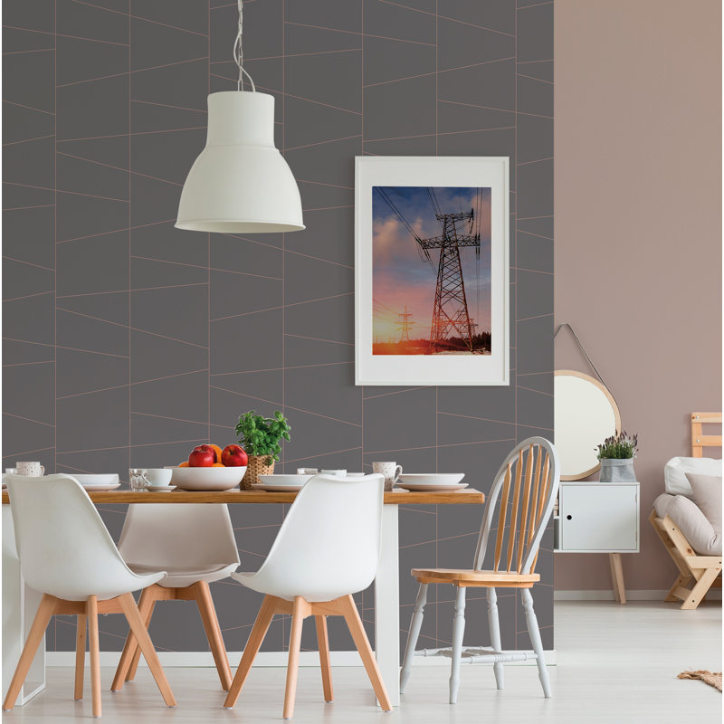 Mercury Row® Clinton Geometric Roll & Reviews | Wayfair