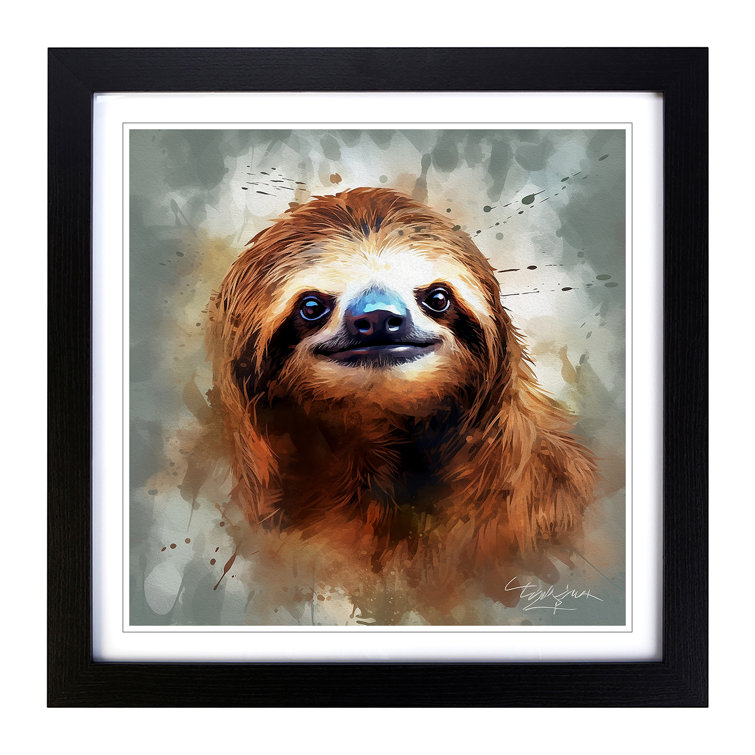Alpen Home Sloth - Single Picture Frame Art Prints on Wood | Wayfair.co.uk