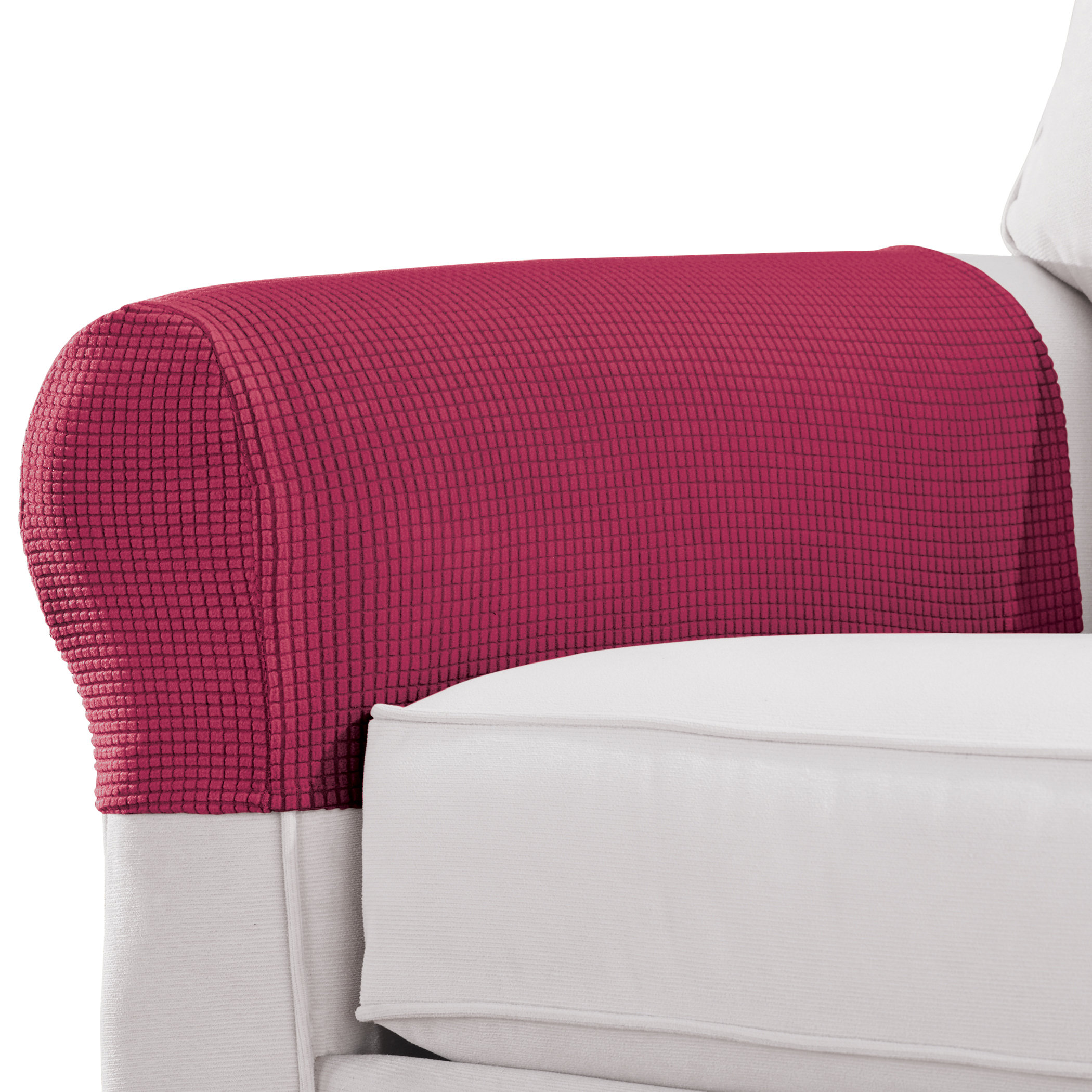 Latitude Run® Set Of 2 Stretch Armrest Covers & Reviews | Wayfair