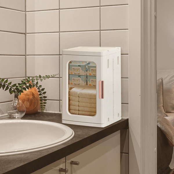 Rebrilliant Spieler Mini Storage Cabinet With Doors And Shelves ...