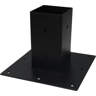 Febtech - 4 X 4 Post Base - Heavy Duty Carbon Steel 4X4 Post Base For ...