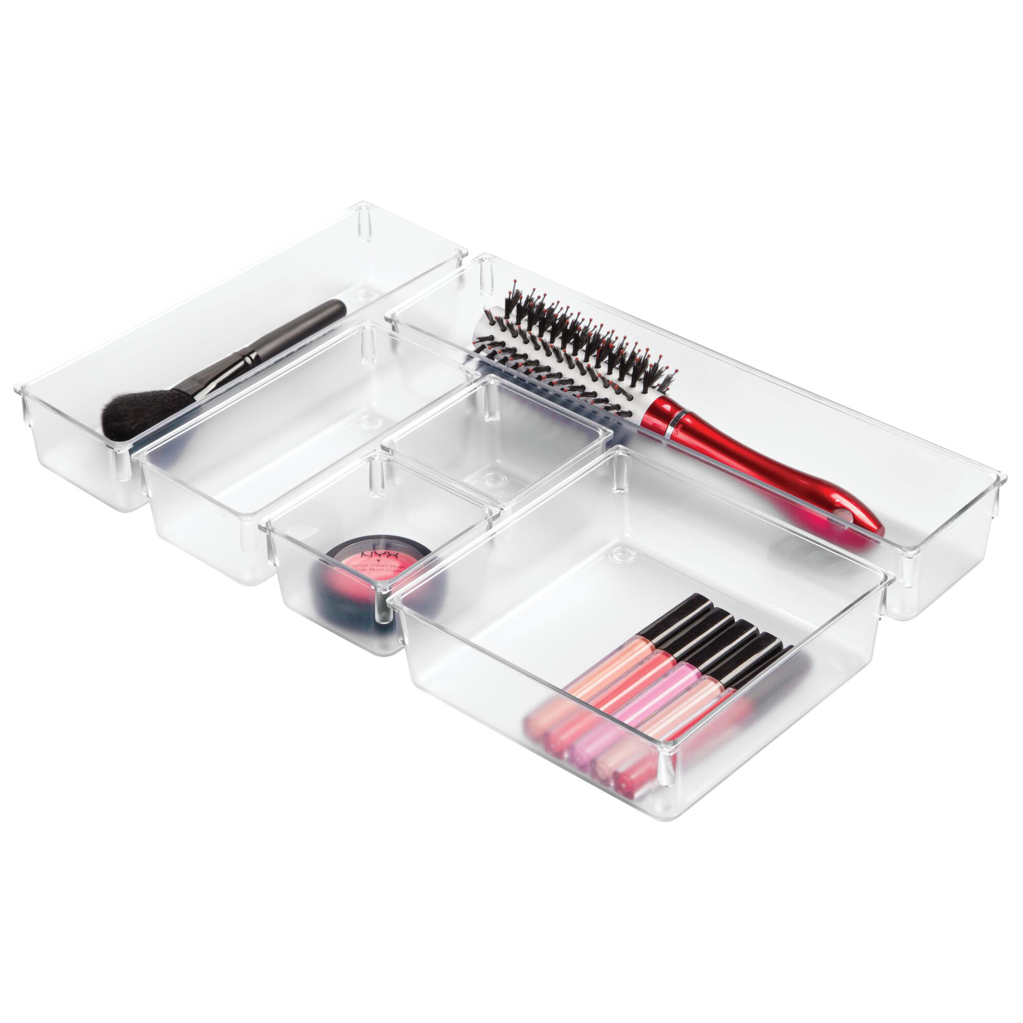 iDesign Plastic In Drawer Organizer Trays for Kitchen Utensils ...