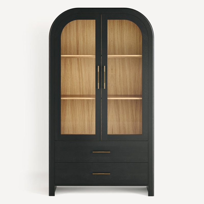 Joss & Main Liam Solid Wood Tall Cabinet | Joss & Main
