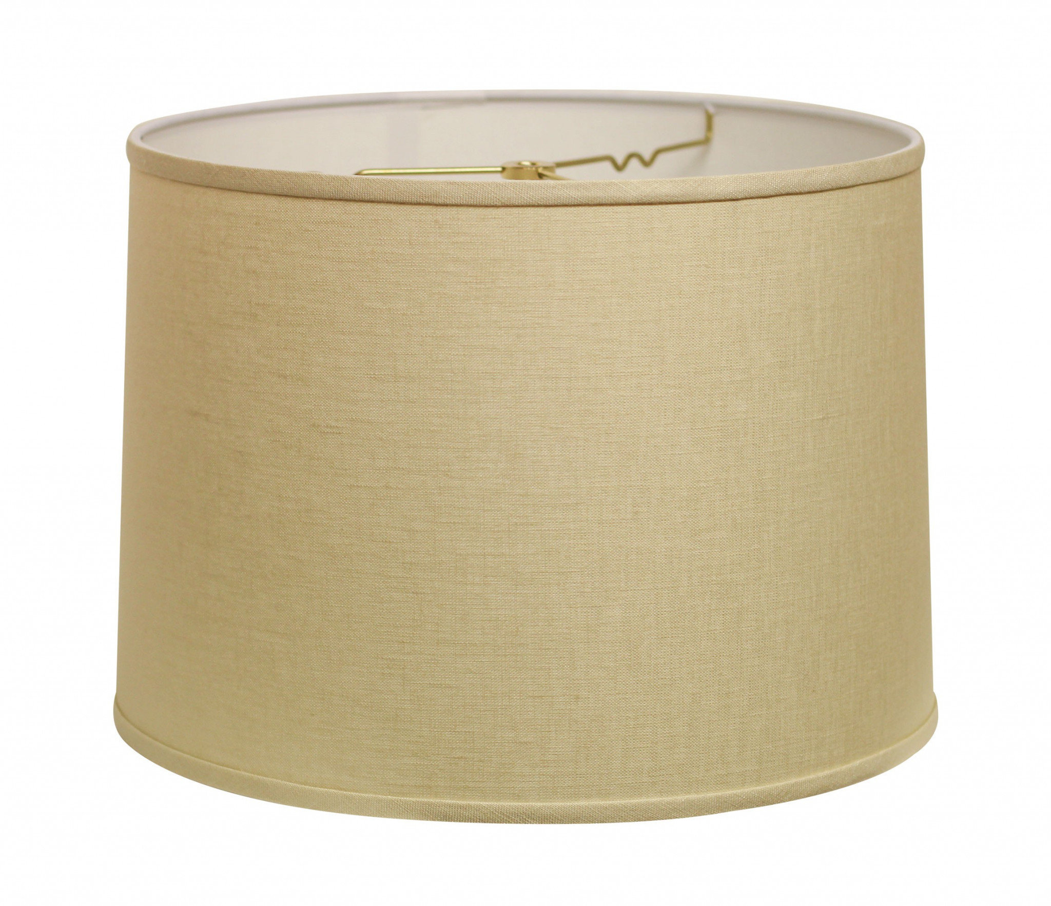 Red Barrel Studio 15" Parchment Biege Throwback Drum Linen Lampshade ...