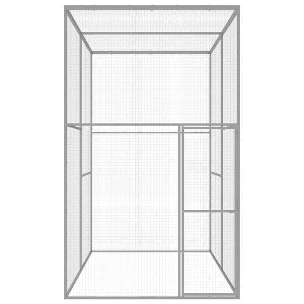 Archie & Oscar Mitcham 300cm H Galvanised Steel Kennel With Door ...