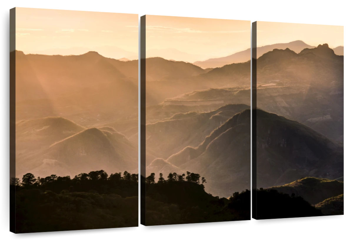 Ebern Designs Sebbie Honduras Mountains Sunset | Wayfair