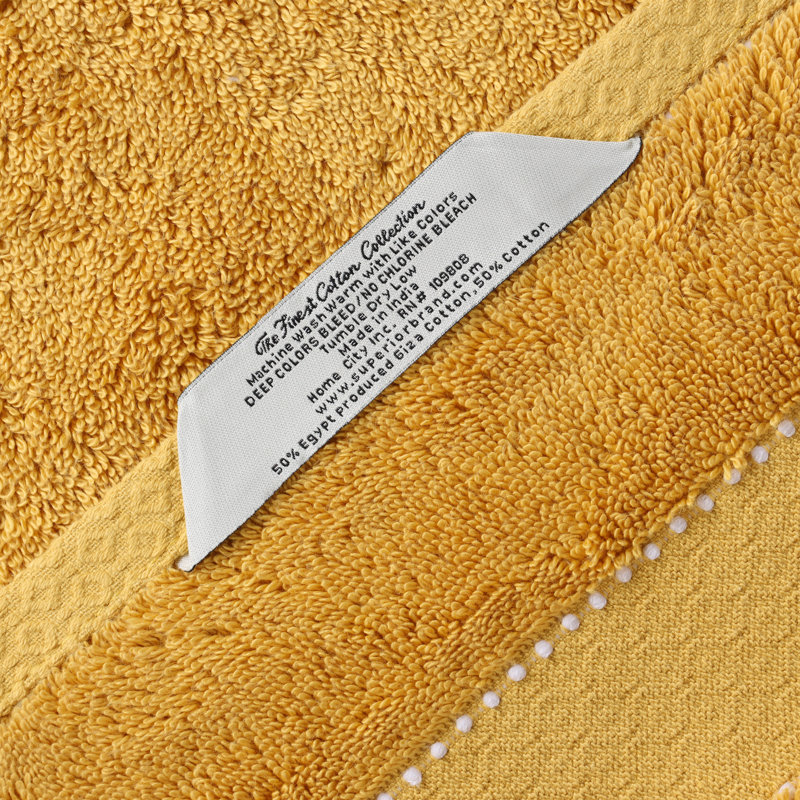 Hokku Designs Niles Egyptian Giza Cotton, Diamond Dobby Border, Ultra ...