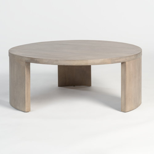 Alder & Tweed Connor Solid Wood 3 Legs Coffee Table | Perigold