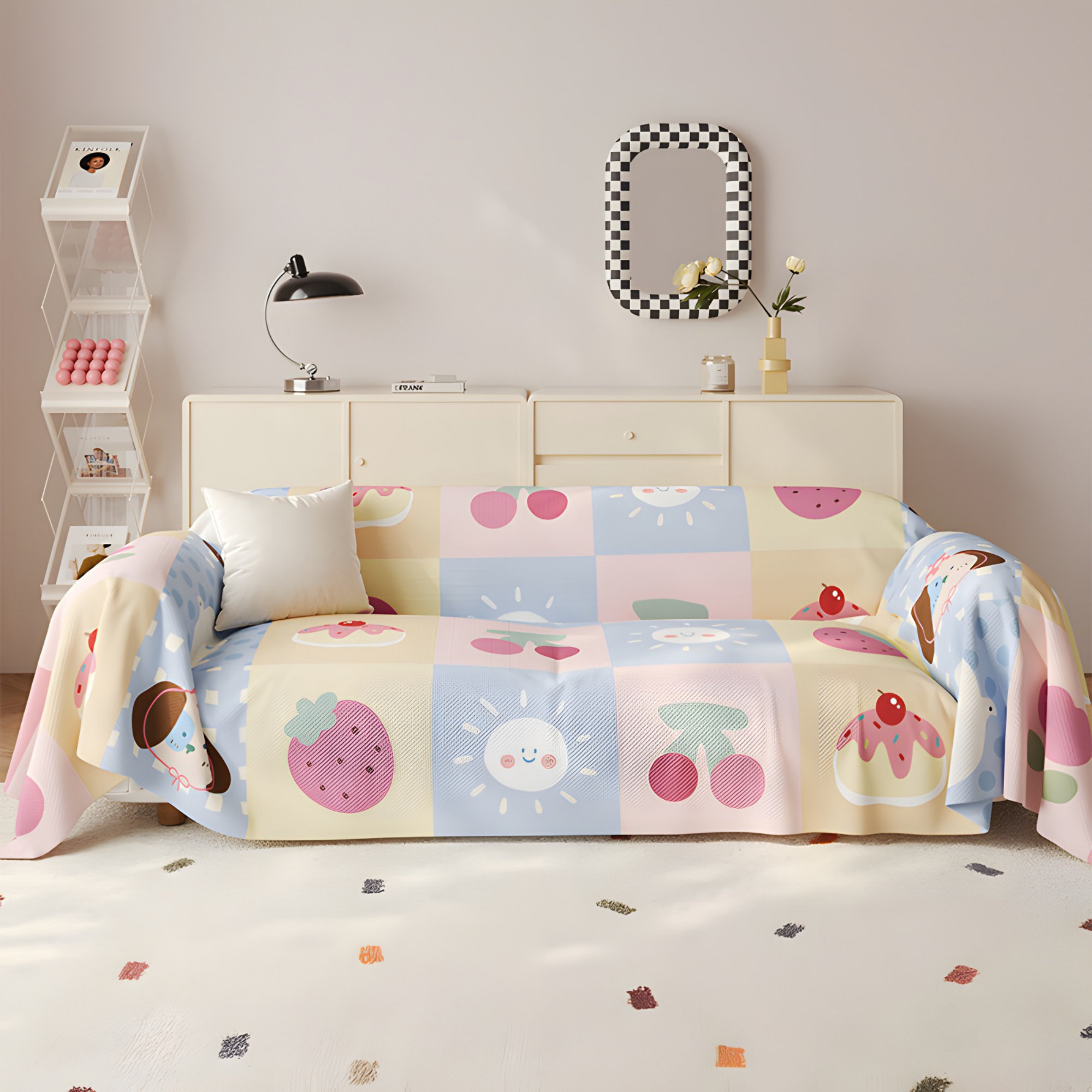 Rosalind Wheeler Sofa Towel - Four Season Universal Anti Cat Scratch ...