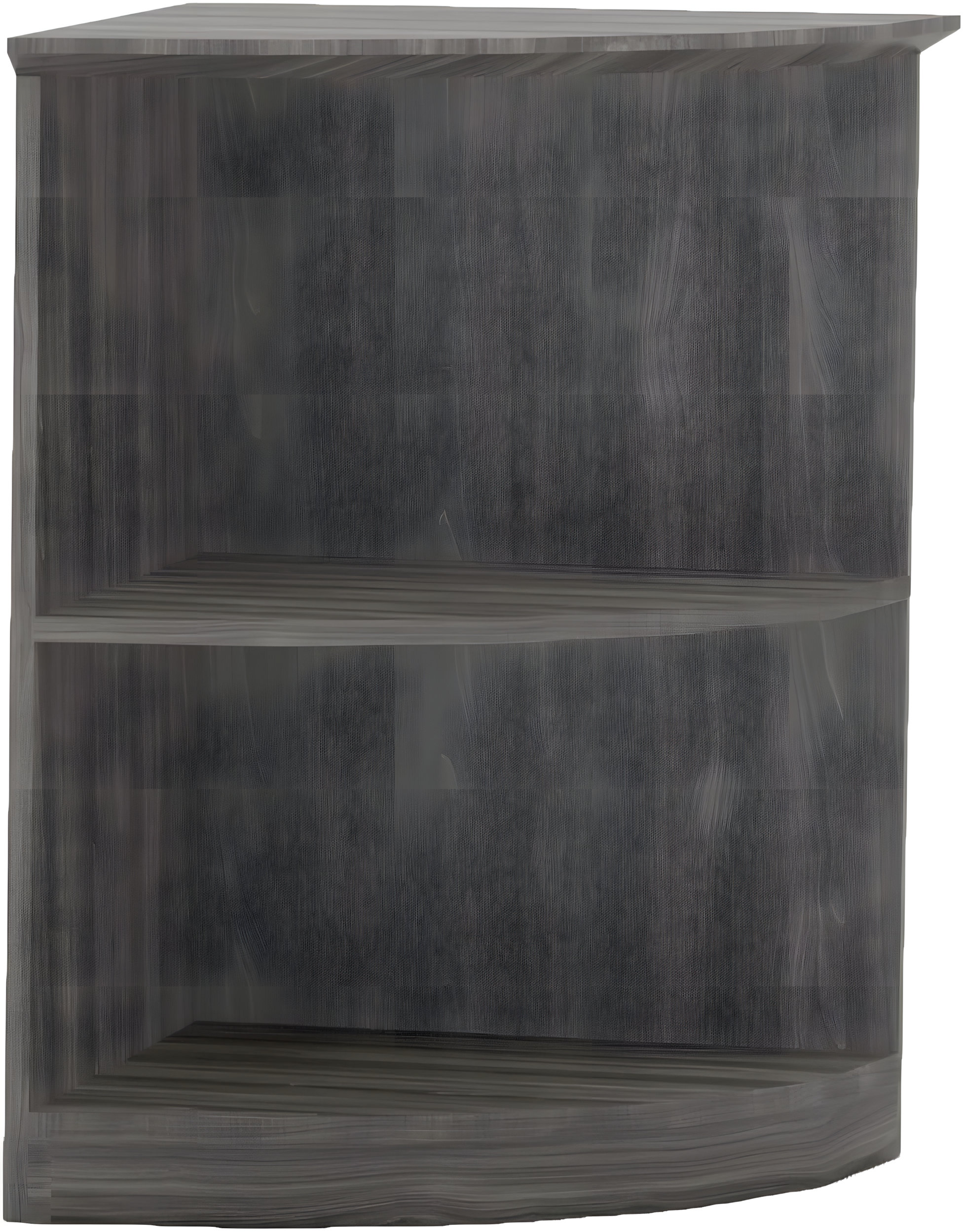 17 Stories Quarter Round Corner Bookcase With Adjustable Shelf, Durable ...
