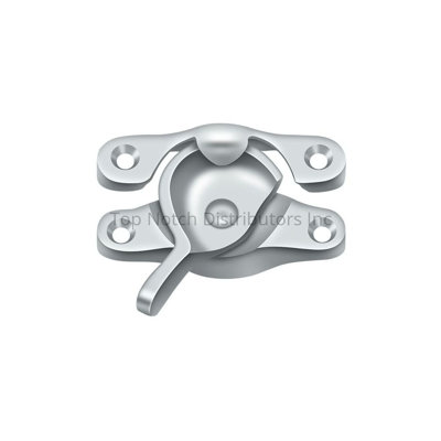 Deltana WL07U26 Window Sash Lock; 15/16" x 2-5/8"; Bright Chrome Finish ...