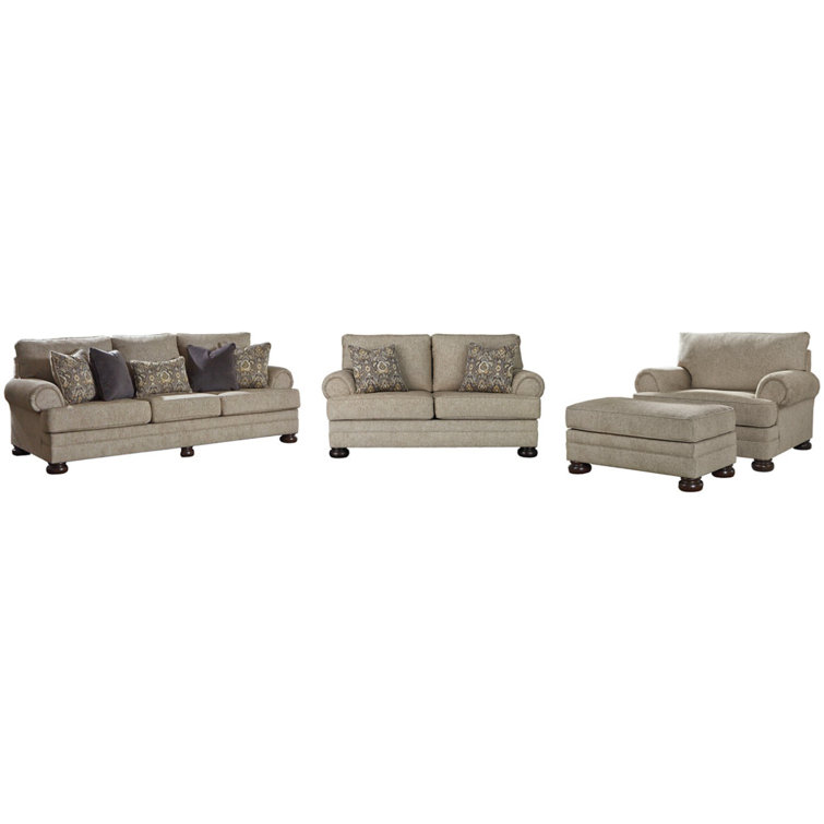 Darby Home Co Aleighia Sofa, Loveseat, Oversized Chair And Ottoman ...