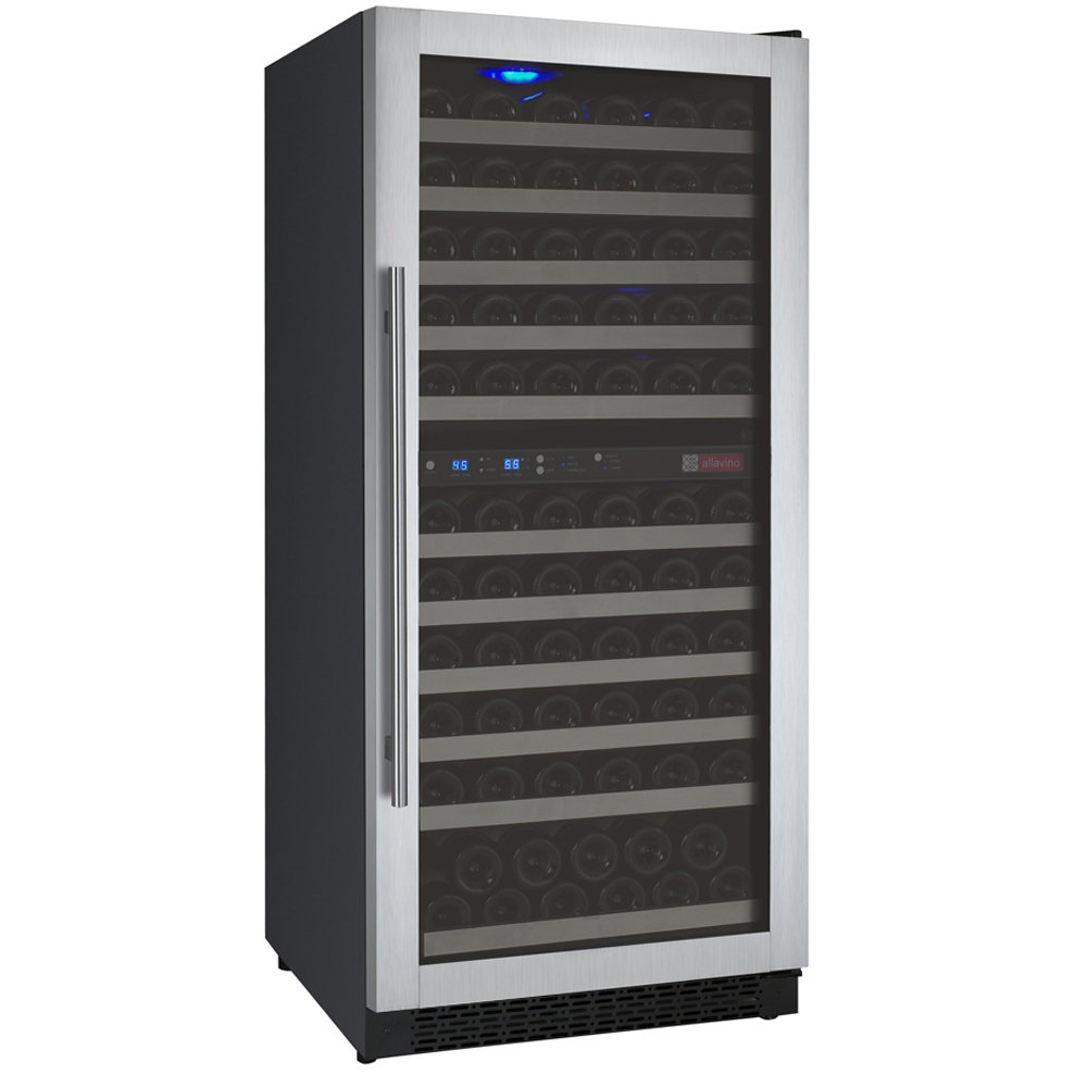 Allavino 121 Bottle Dual Zone Freestanding/Built-In Wine Celler | Wayfair