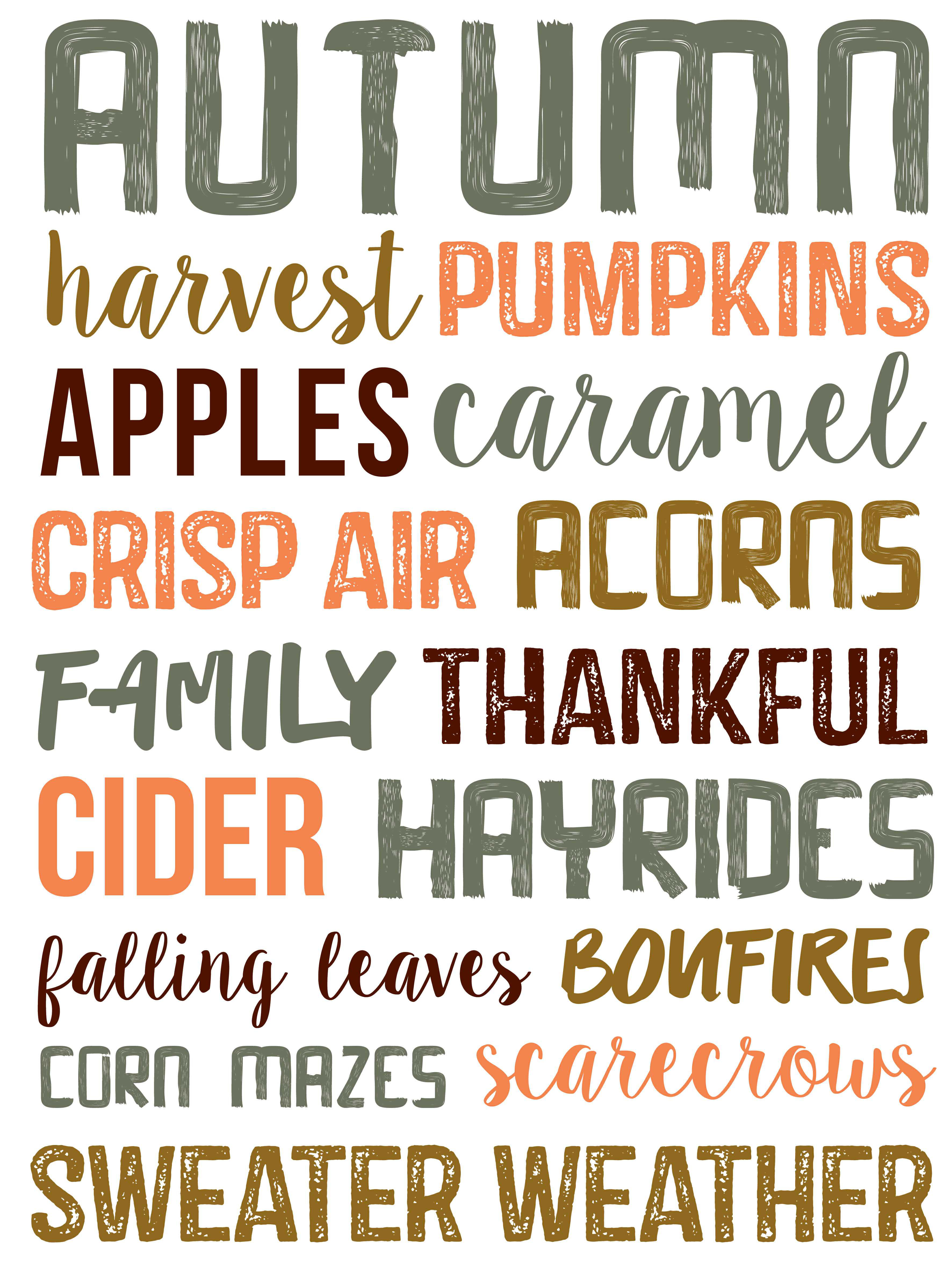 Trinx Autumn Words 2 - Wayfair Canada