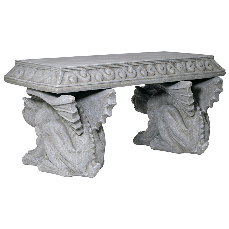 Design Toscano Gargoyle Resin Outdoor Bench & Reviews | Wayfair