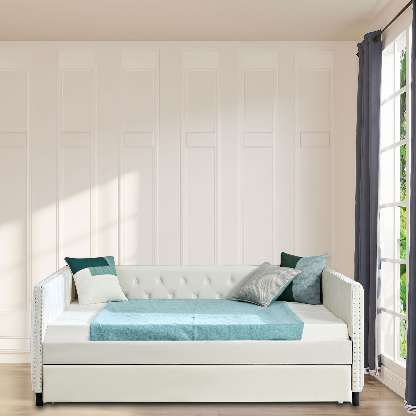 Rosdorf Park Leandra Upholstered Daybed | Wayfair