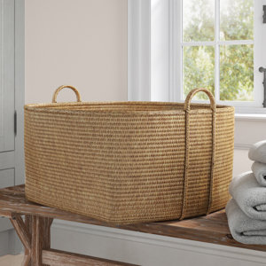 Birch Lane™ Thelma Rattan Basket & Reviews | Wayfair
