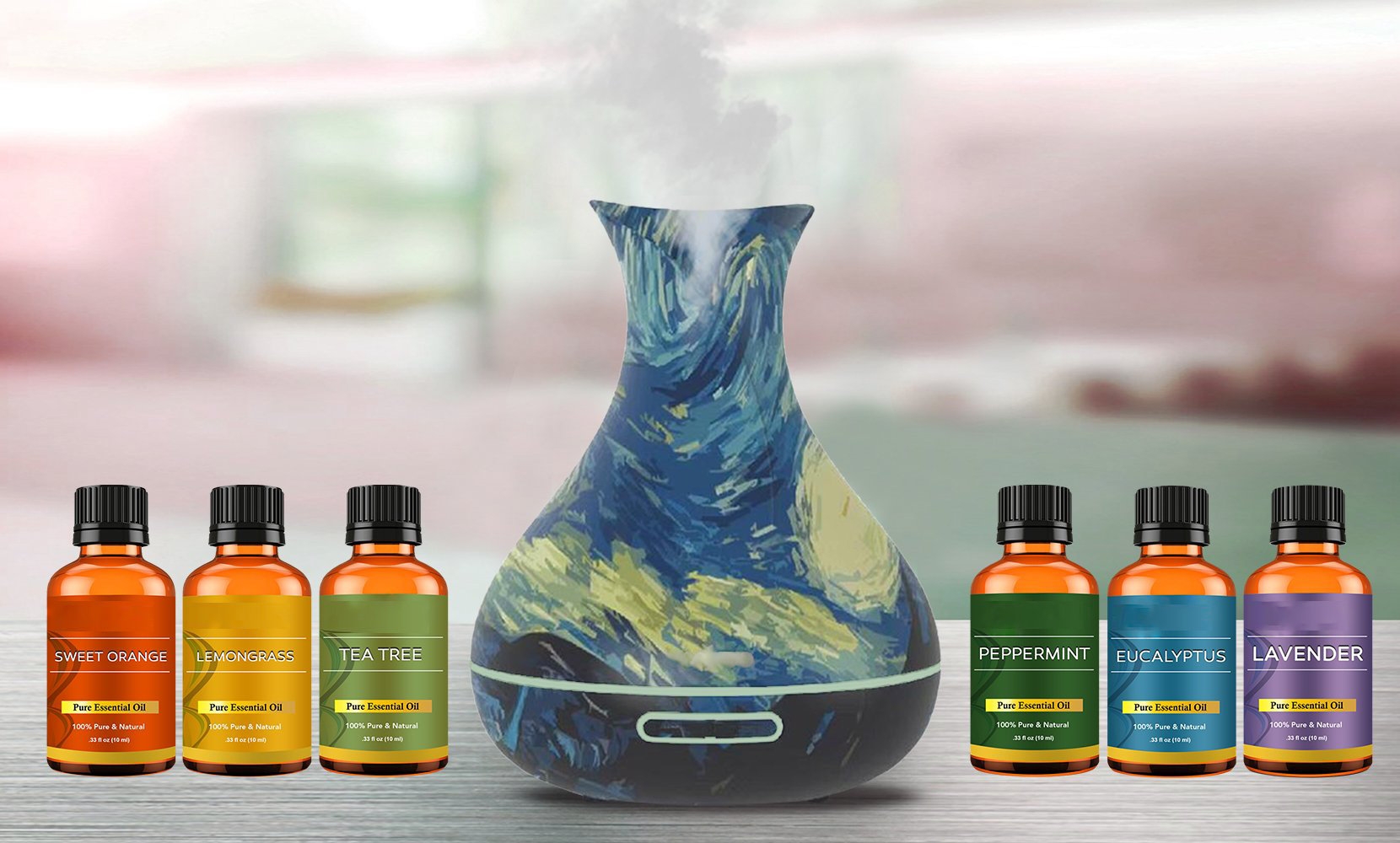 Red Barrel Studio® No Power Source Required / Manual Essential Oil ...