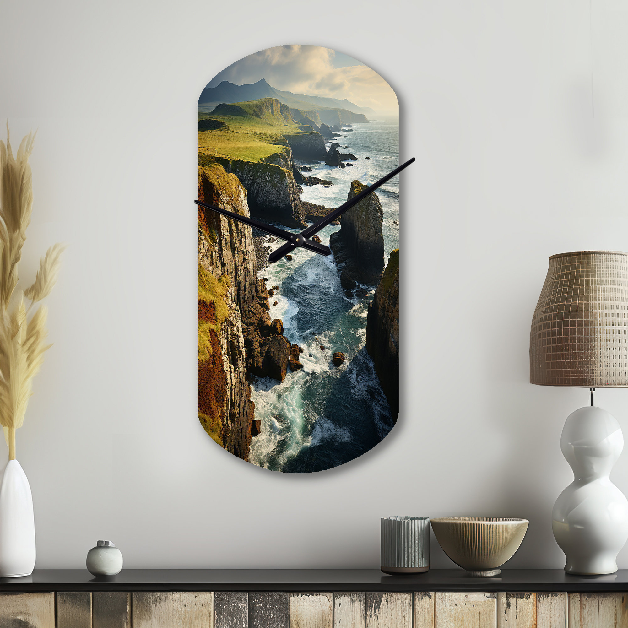 Design Art Ireland Dingle Peninsula Clif II - Ireland Cylinder Metal ...
