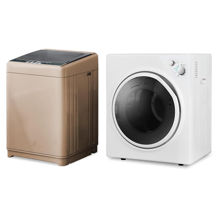 TABU Portable Washer and Dryer Set, 17.6LBS Full-Automatic Washing ...