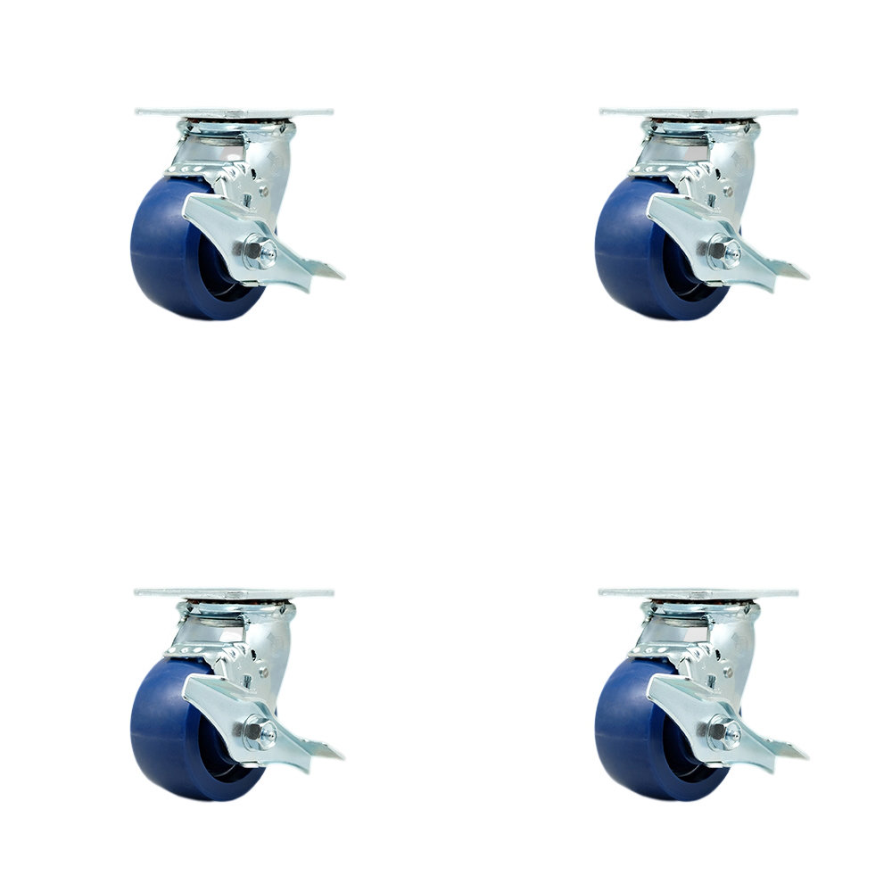 Service Caster Solid Poly Caster | Wayfair