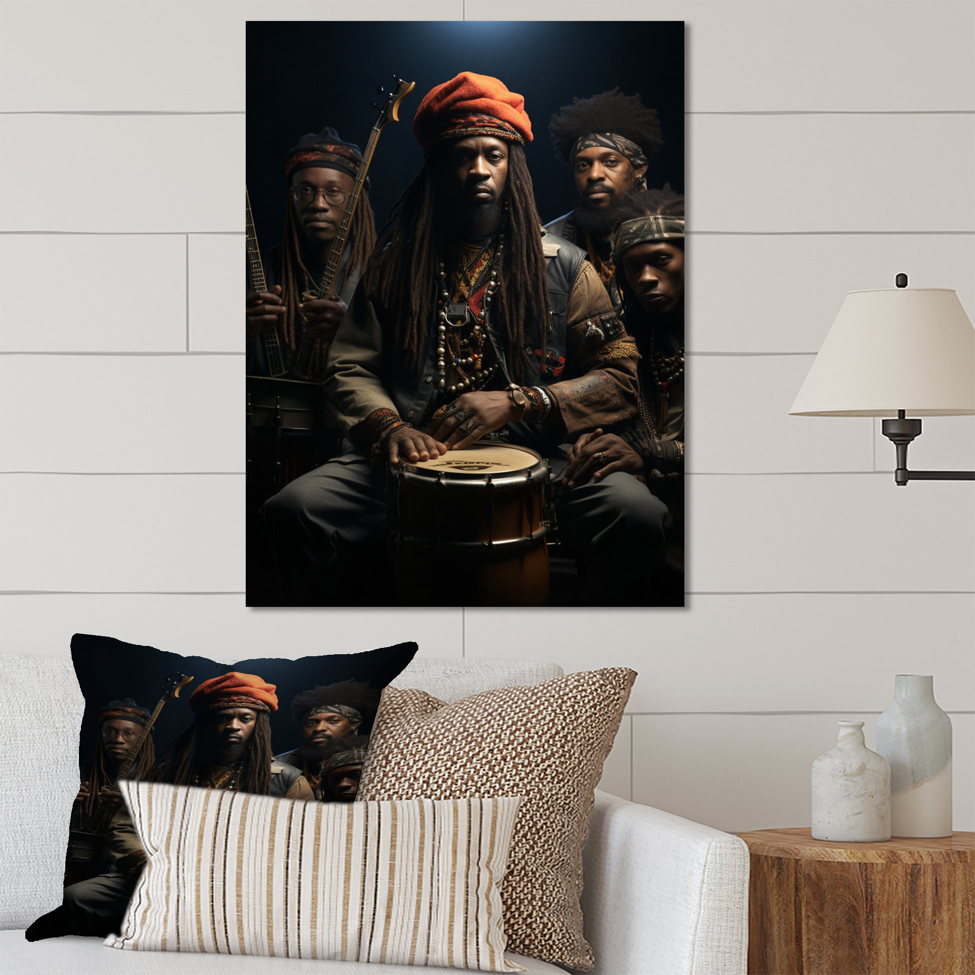 Red Barrel Studio® African Drumbeat Symphony - African American Metal ...