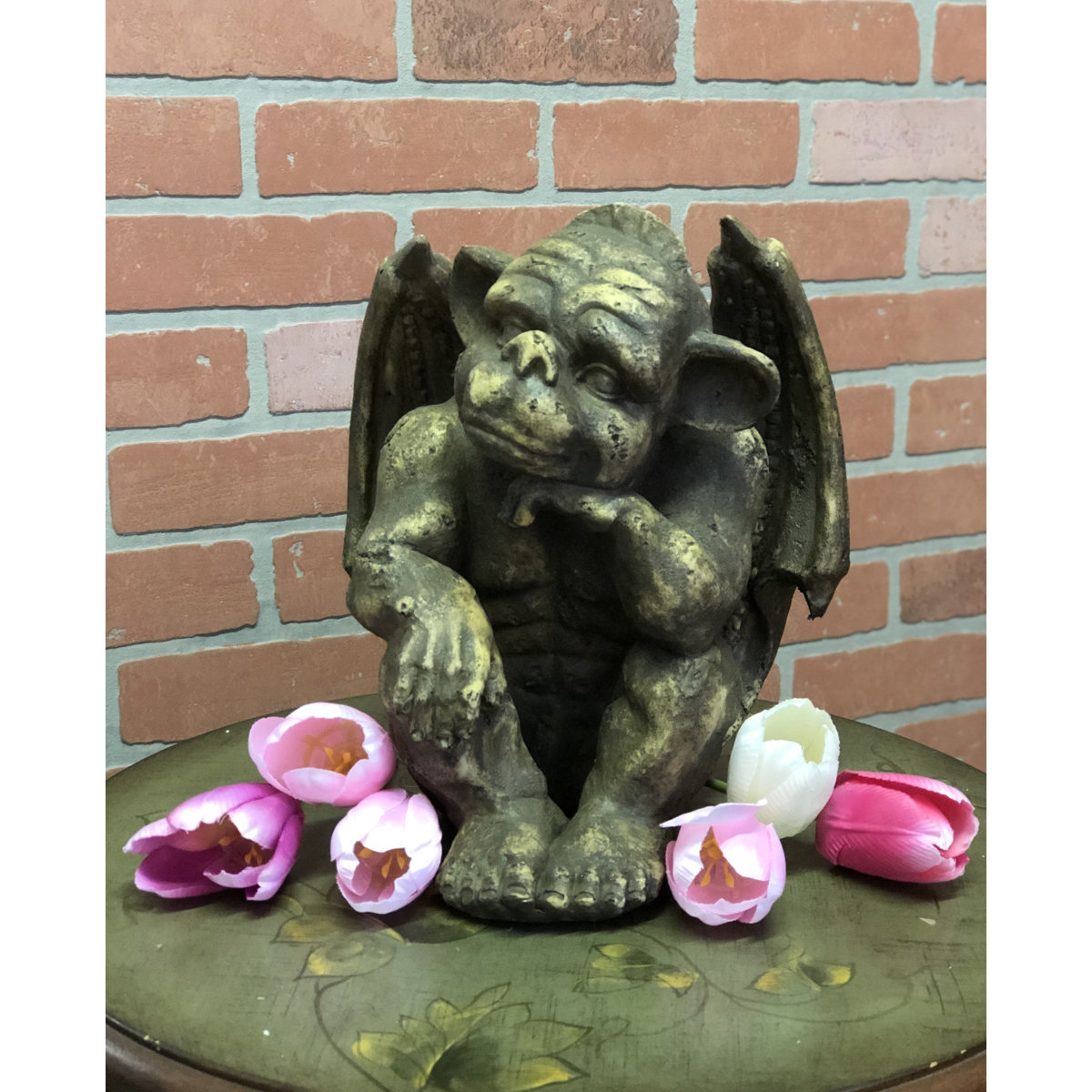 Trinx Callison Resin Thinking Gargoyle Statue & Reviews | Wayfair