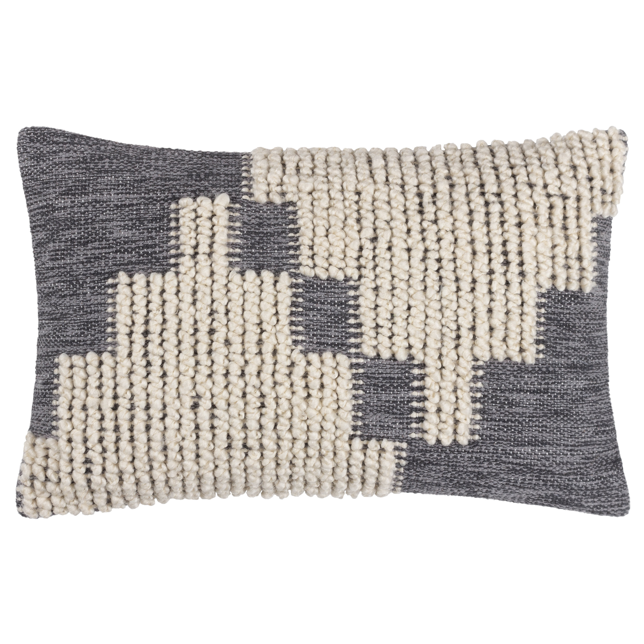 Natur Pur Wellman Geometric Rectangular Scatter Cushion with Filling ...