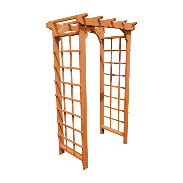 A&L Furniture Pressure Treated 3 ft. Morgan Wood Arbor & Reviews | Wayfair