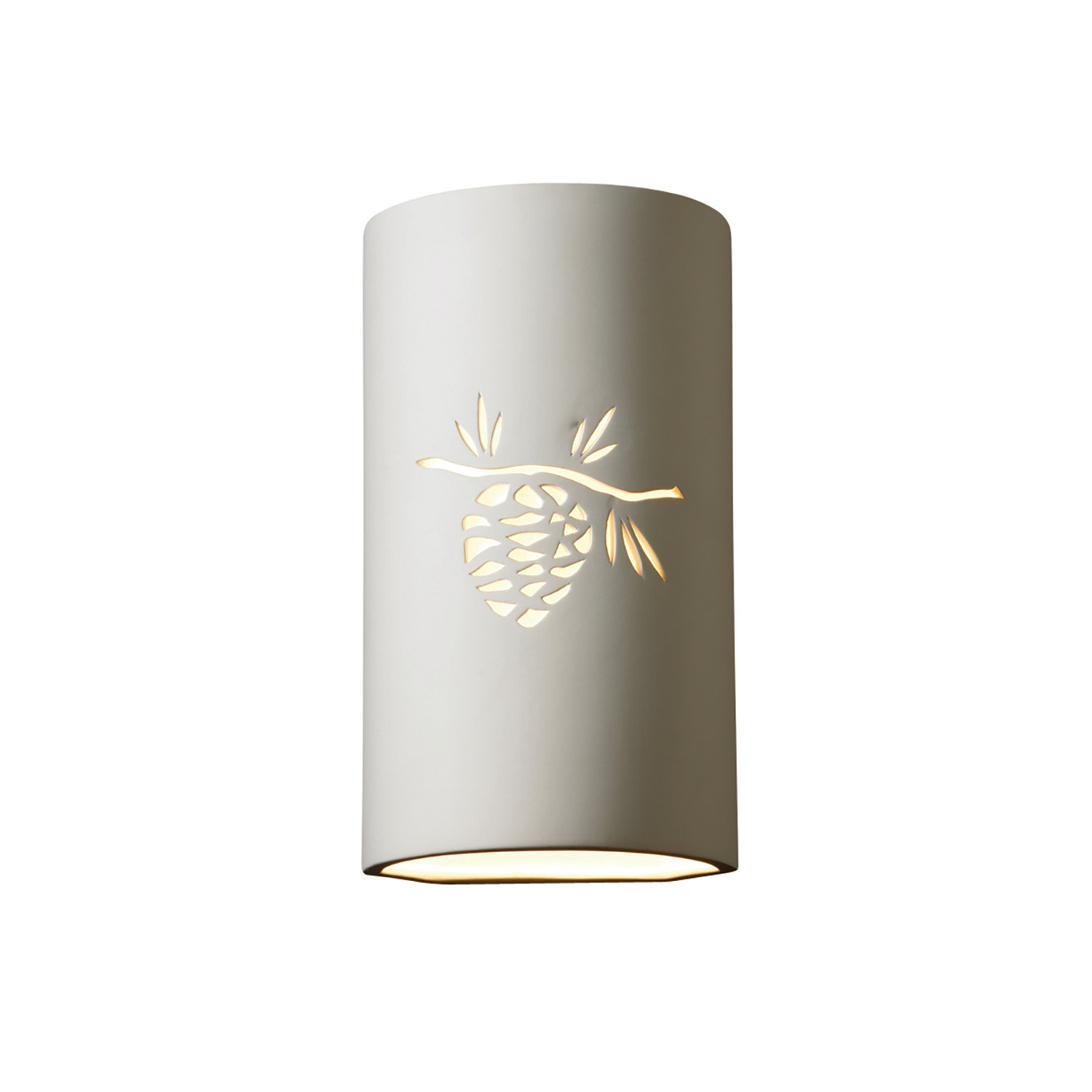 Justice Design Group Sun Dagger Ceramic LED Flush Mounted Sconce | Wayfair