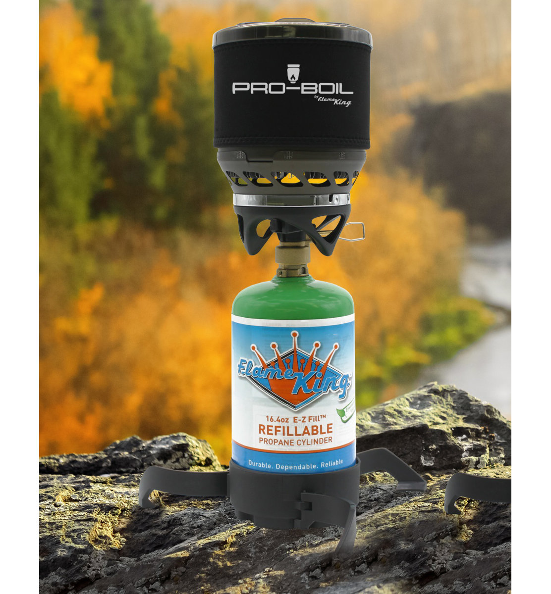 Flame King 1LB Refillable Empty Propane Cylinder Tank Reusable DOT ...