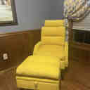 George Oliver Jonilda Upholstered Accent Chair and Ottoman with ...