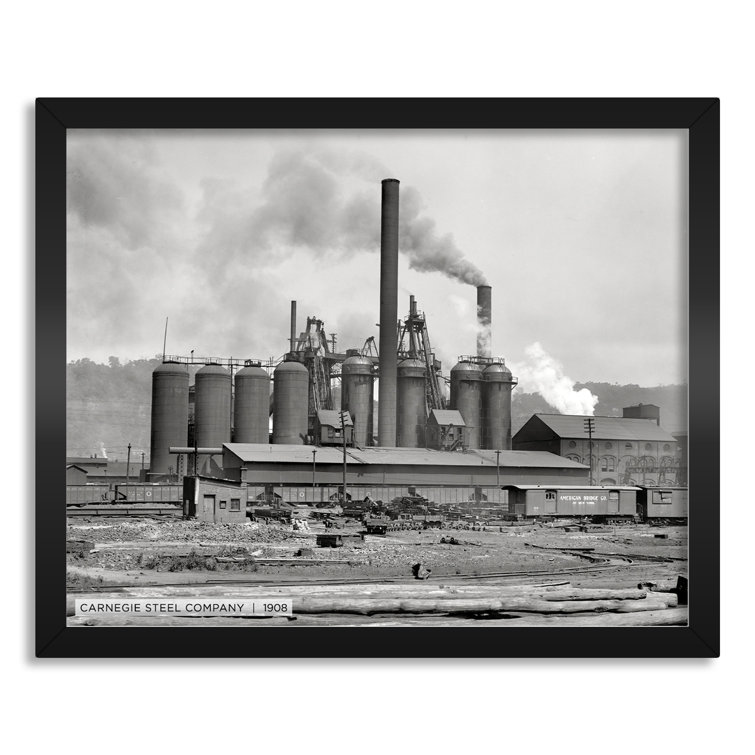 Winston Porter Carnegie Steel Company 1908 Framed On Canvas Print ...