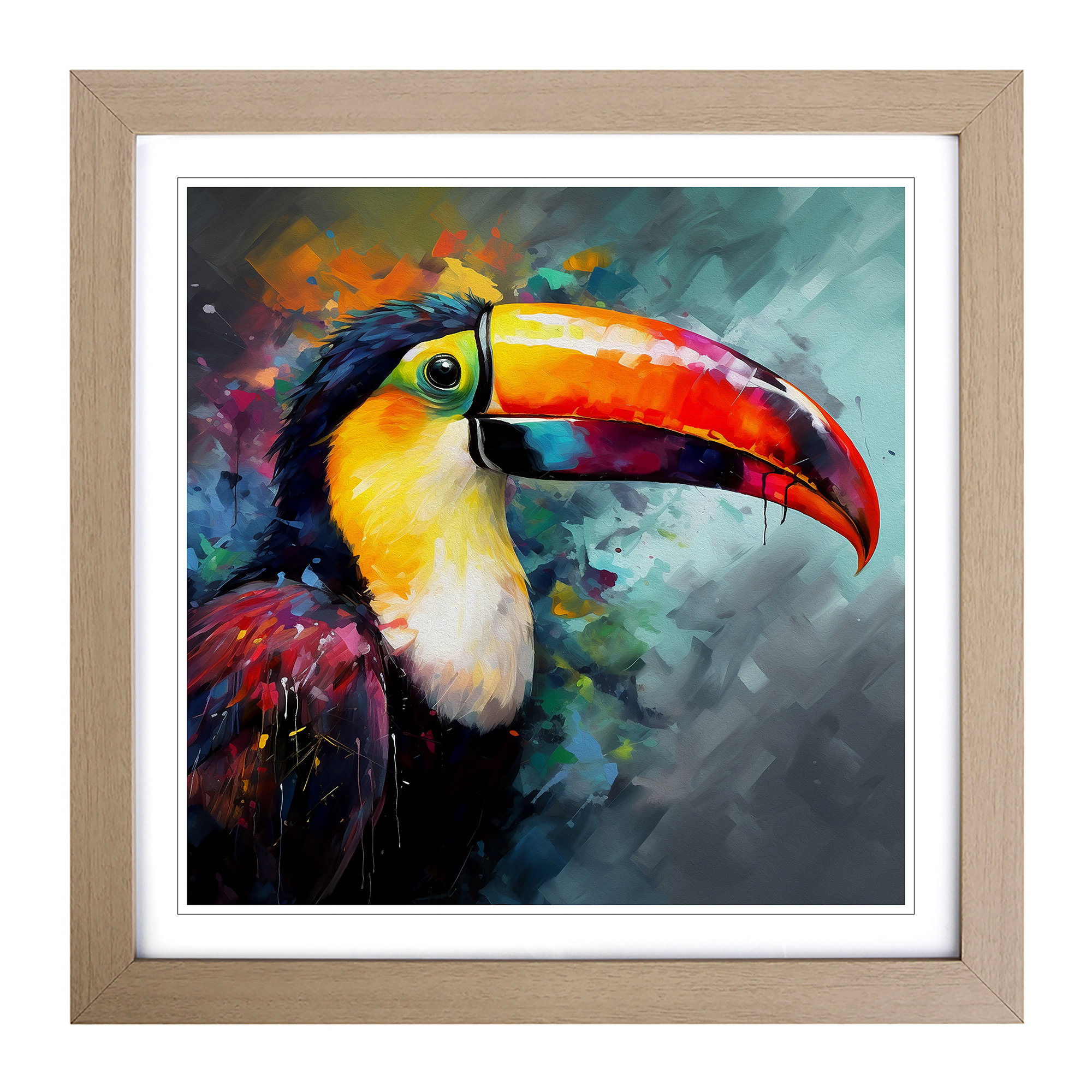 17 Stories Toucan - Single Picture Frame Art Prints on Wood | Wayfair.co.uk