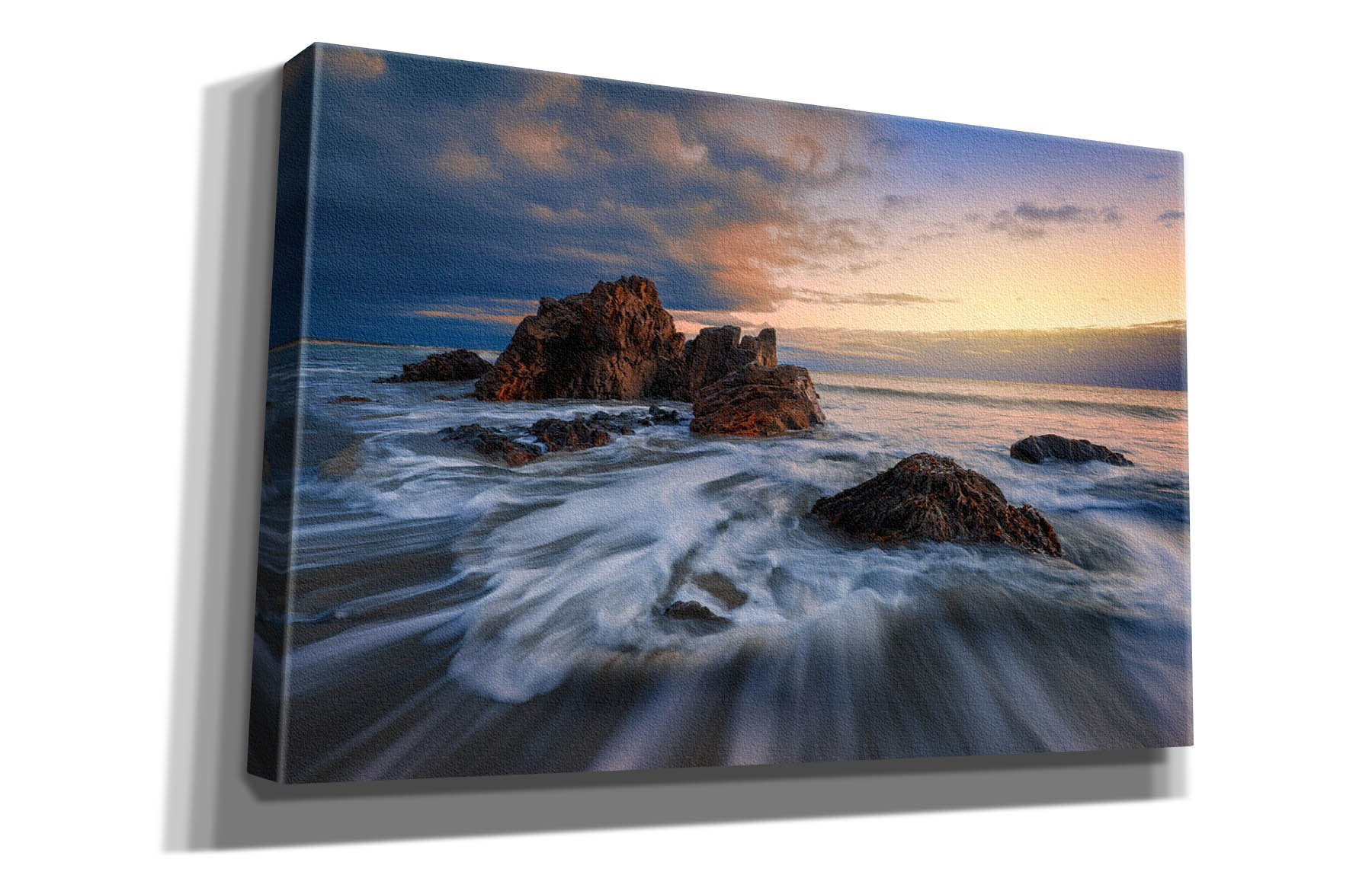 Beachcrest Home™ 'Sweeping Tides' by Rick Berk Canvas Wall Art | Wayfair